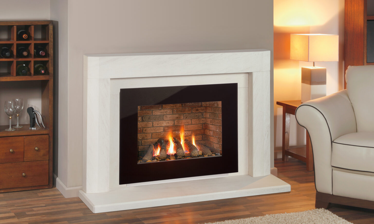 Glass Fronted LF Balanced Flue – Gas and Electric Fires London | Nu-Flame